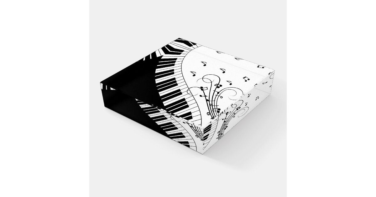 Piano Keyboard Music Design Paperweight | Zazzle