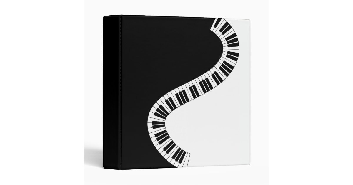 Piano Keyboard Musical Binder | Zazzle