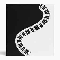 Piano Keyboard Musical Binder | Zazzle