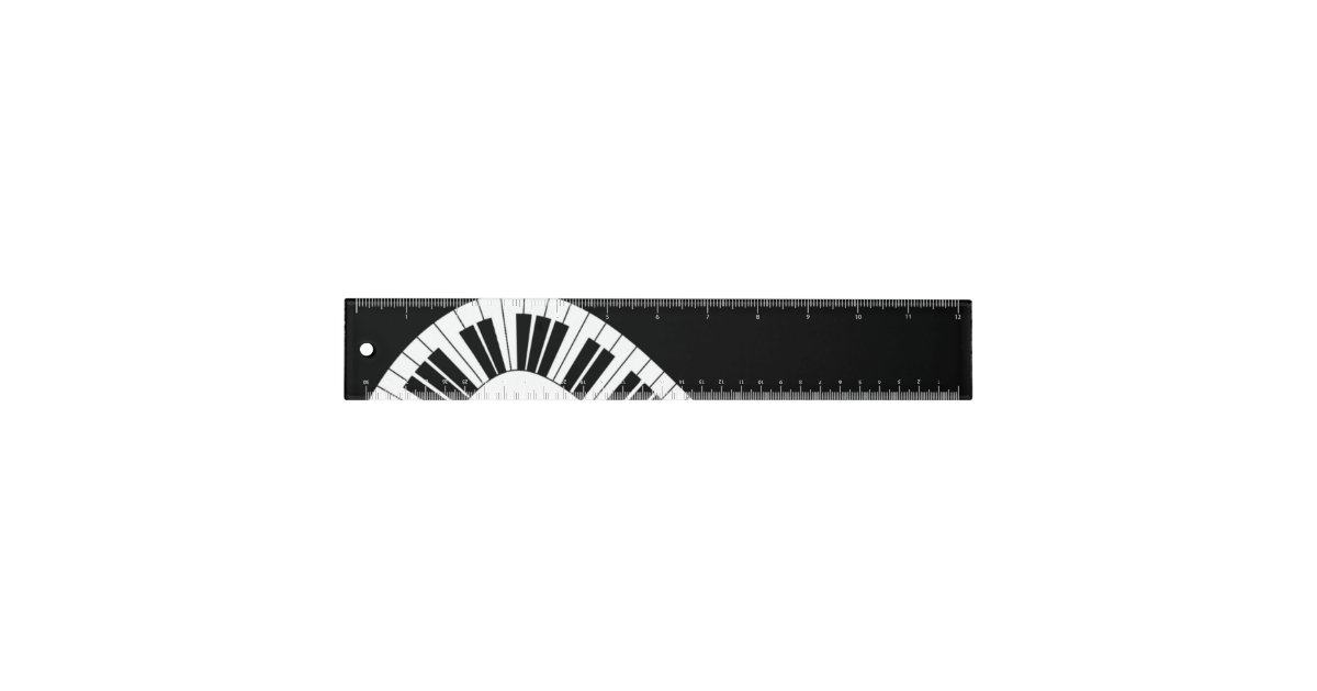 Piano Keyboard Musical Ruler | Zazzle