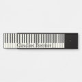 Piano Keyboard Name Plate | Zazzle
