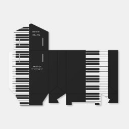 Piano Keyboard Party Favor Box | Zazzle