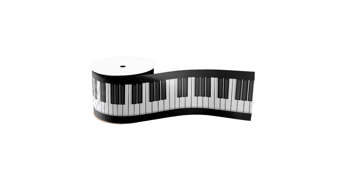 Piano Keyboard Ribbon | Zazzle
