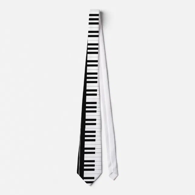 Piano keyboard tie | Zazzle