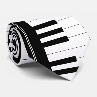 Piano keyboard tie | Zazzle