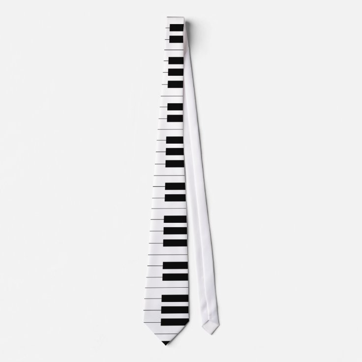 Piano Keyboard Tie | Zazzle