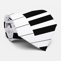 Piano Keyboard Tie | Zazzle