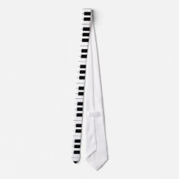 Piano Keyboard Tie | Zazzle