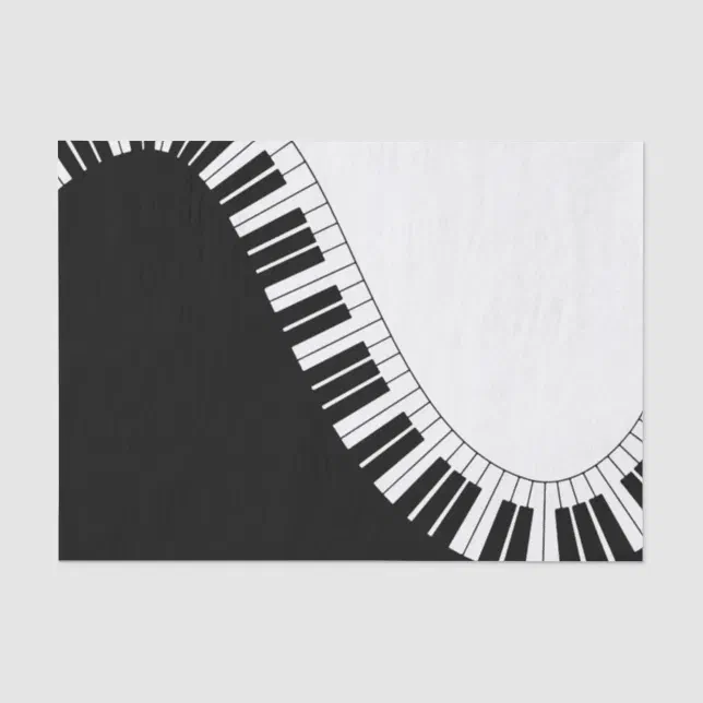Piano Keyboard Tissue Paper | Zazzle