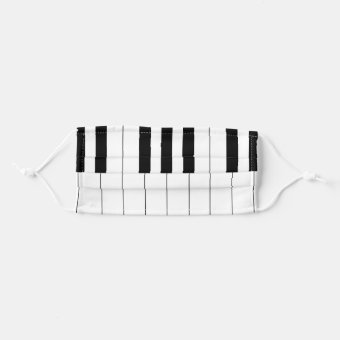 Piano Keys Adult Cloth Face Mask | Zazzle