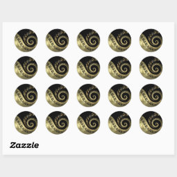Piano Keys and Gold Music Notes golden Stickers | Zazzle