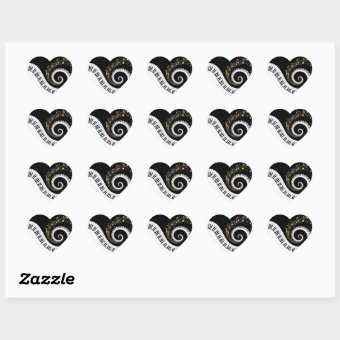 Piano Keys and Gold Music Notes Stickers | Zazzle