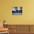Piano Keys and Music Book Poster | Zazzle