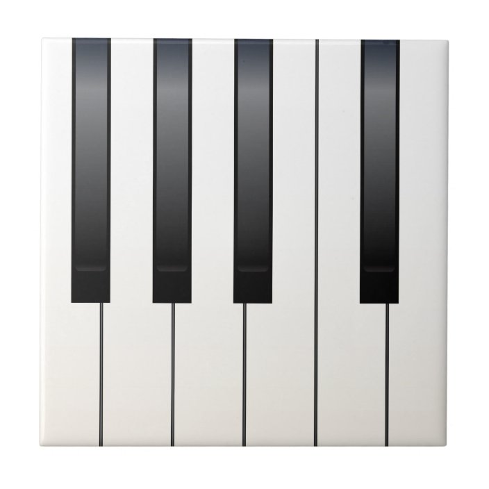 Piano Keys Ceramic Tile | Zazzle.com