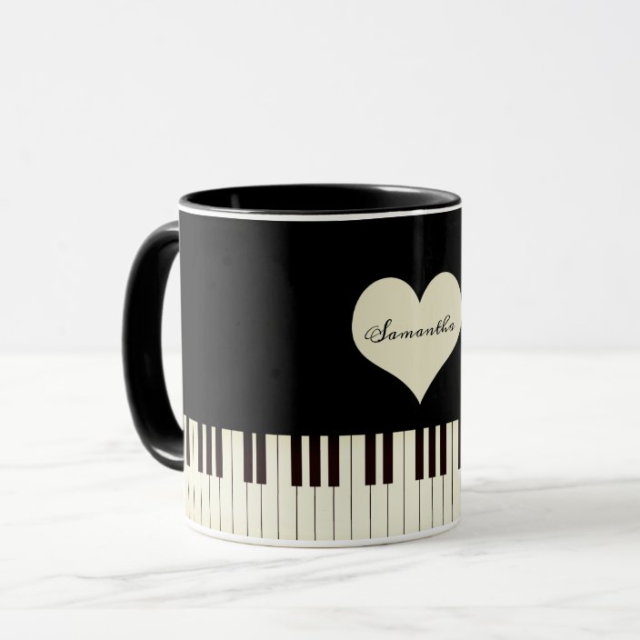 Piano keys mug | Zazzle.com