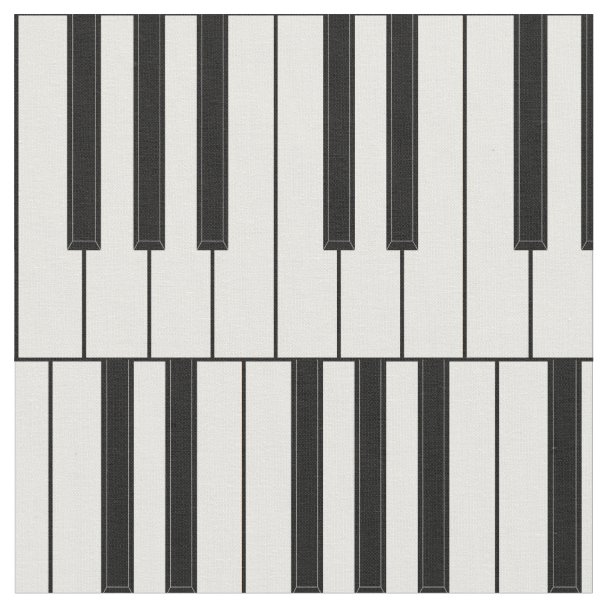 Piano Fabric | Zazzle