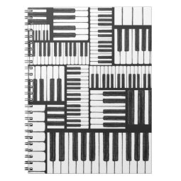 Piano Keys Notebook | Zazzle