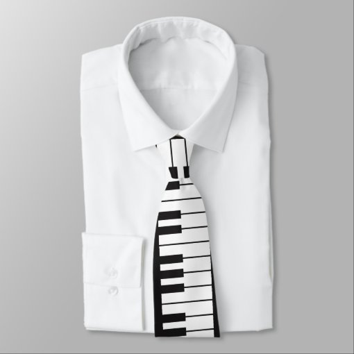 Piano Keys Novelty Neck Tie | Zazzle
