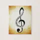 Piano Keys on a Music Clef Jigsaw Puzzle | Zazzle