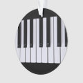 Piano Keys Ornament | Zazzle