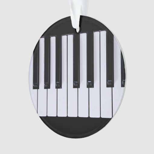 Piano Keys Ornament | Zazzle
