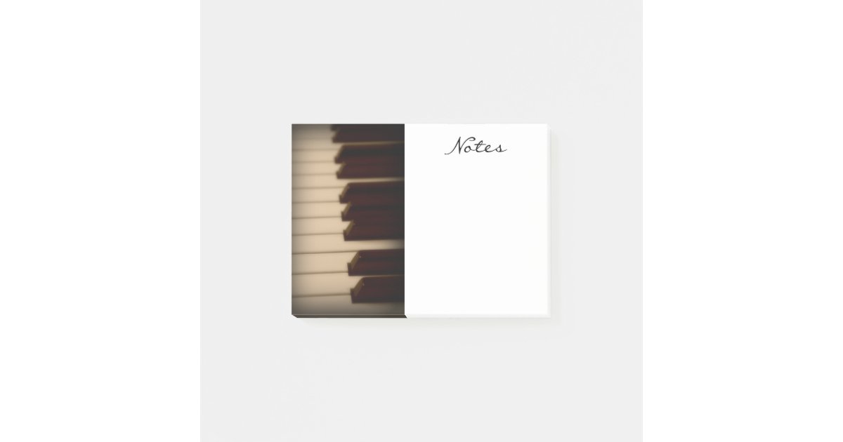 Piano Keys Post it Notes | Zazzle