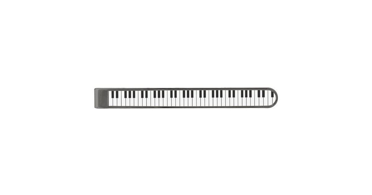 Piano Keys Tie Bar | Zazzle