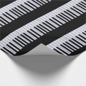 Piano Keys Wrapping Paper | Zazzle