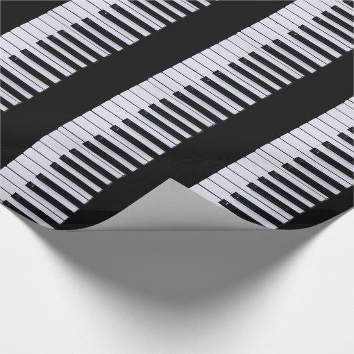 Piano Keys Wrapping Paper | Zazzle