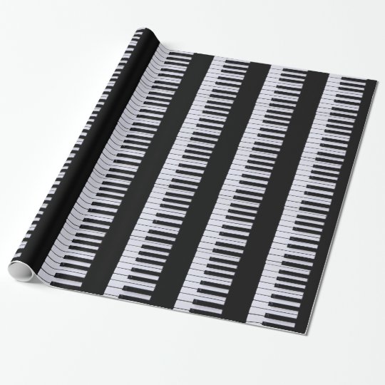 Piano Keys Wrapping Paper | Zazzle.com