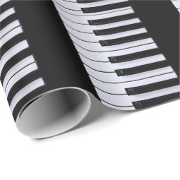 Piano Keys Wrapping Paper | Zazzle