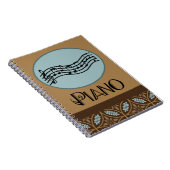 Piano Lesson Practice Journal | Zazzle