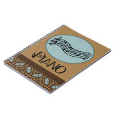 Piano Lesson Practice Journal | Zazzle