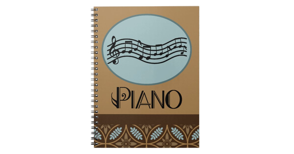 Piano Lesson Practice Journal | Zazzle