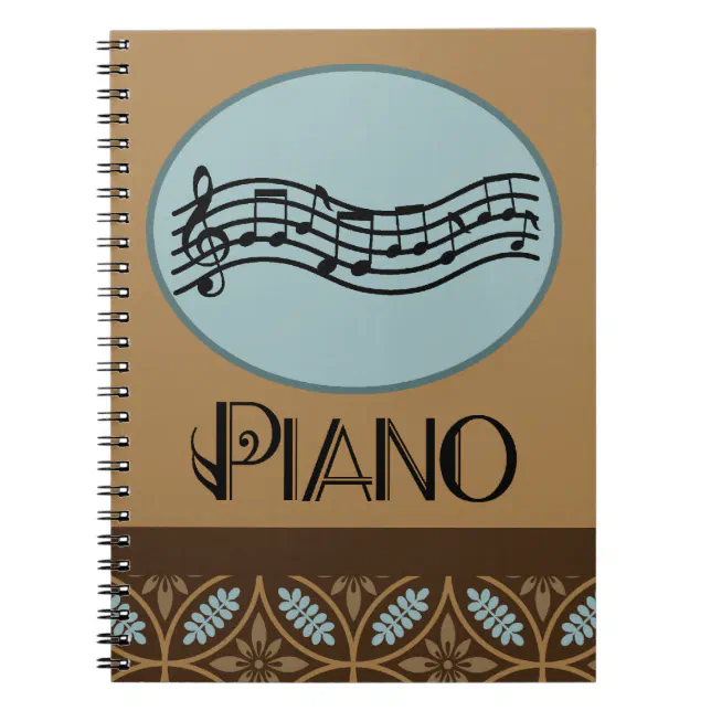 Piano Lesson Practice Journal | Zazzle