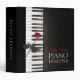 Piano Lessons Classical Music Scores binder | Zazzle