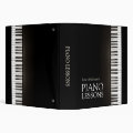 Piano Lessons Music Teacher 3 Ring Binder | Zazzle