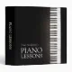 Piano Lessons Music Teacher 3 Ring Binder | Zazzle