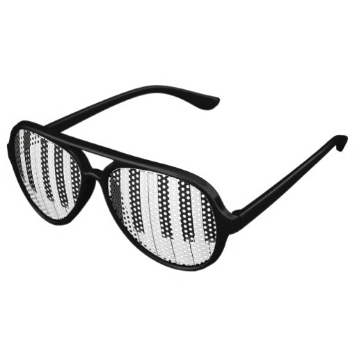 Piano Man Aviator Sunglasses Zazzle