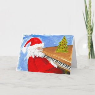 Piano Christmas Cards | Zazzle