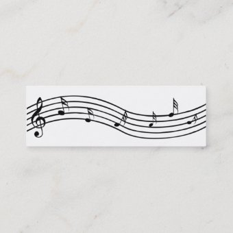 Piano Mini Business Card | Zazzle