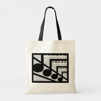 Personalized Piano Music Tote Bag | semashow.com