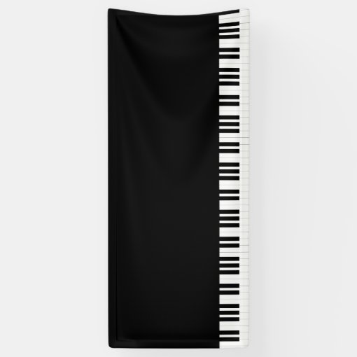 PIANO MUSIC BANNER | Zazzle