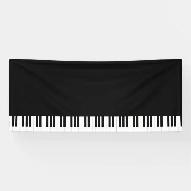 PIANO MUSIC BANNER | Zazzle