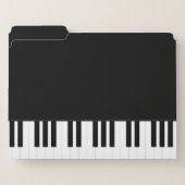 PIANO MUSIC FILE FOLDER | Zazzle