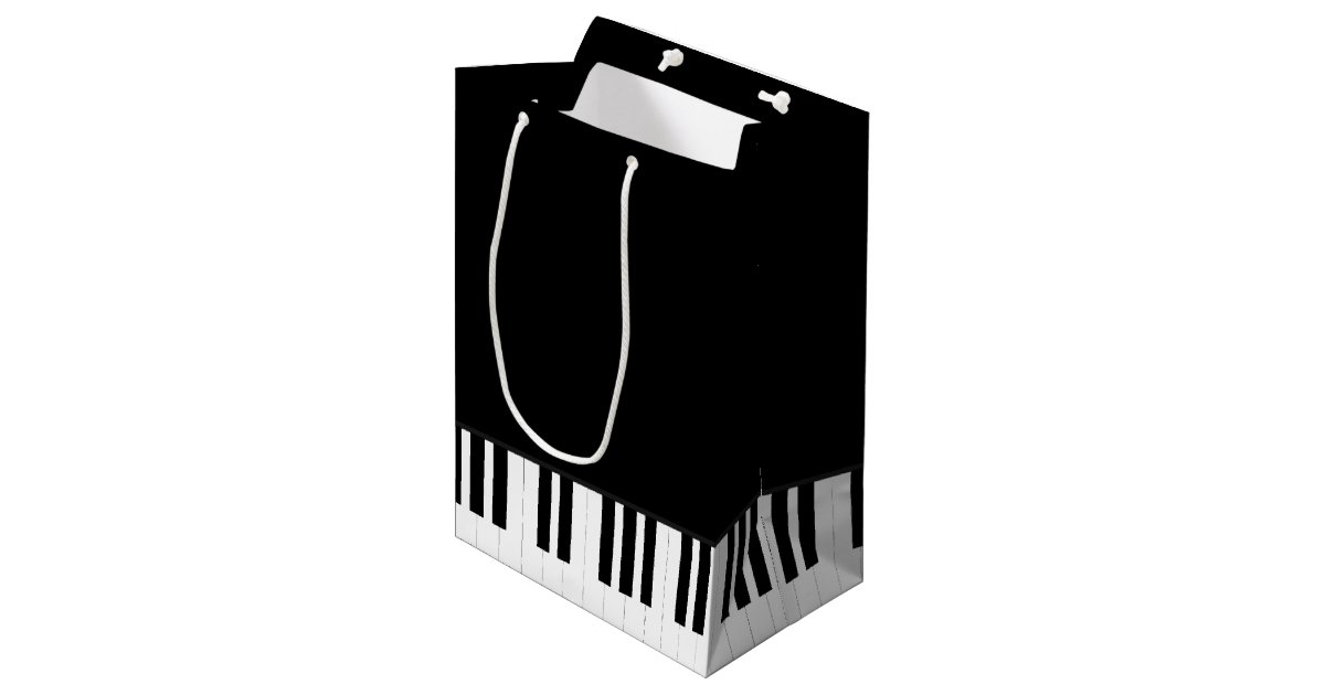 PIANO MUSIC MEDIUM GIFT BAG | Zazzle