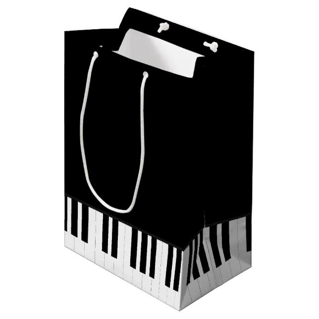 PIANO MUSIC MEDIUM GIFT BAG | Zazzle