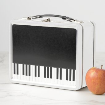 PIANO MUSIC METAL LUNCH BOX | Zazzle