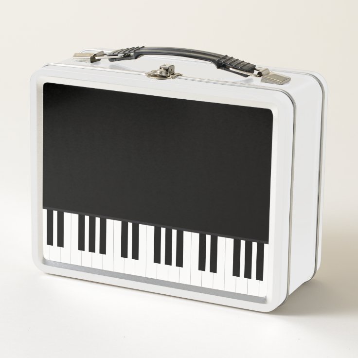 PIANO MUSIC METAL LUNCH BOX | Zazzle