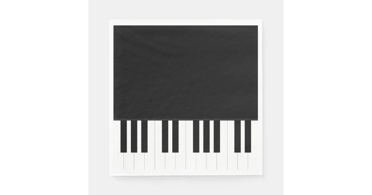PIANO MUSIC NAPKINS | Zazzle